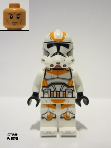 LEGO Minifigs - Star Wars - sw1235 - Clone Trooper, 212th Attack Battalion | Minifig-pictures.be